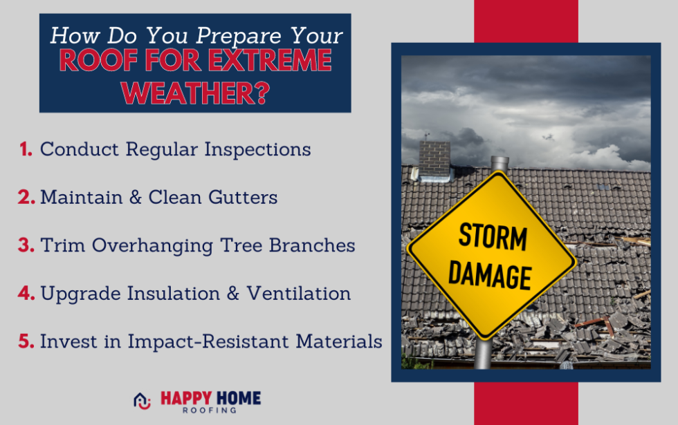 How Do You Prepare Your Roof for Extreme Weather? - Happy Home Roofing