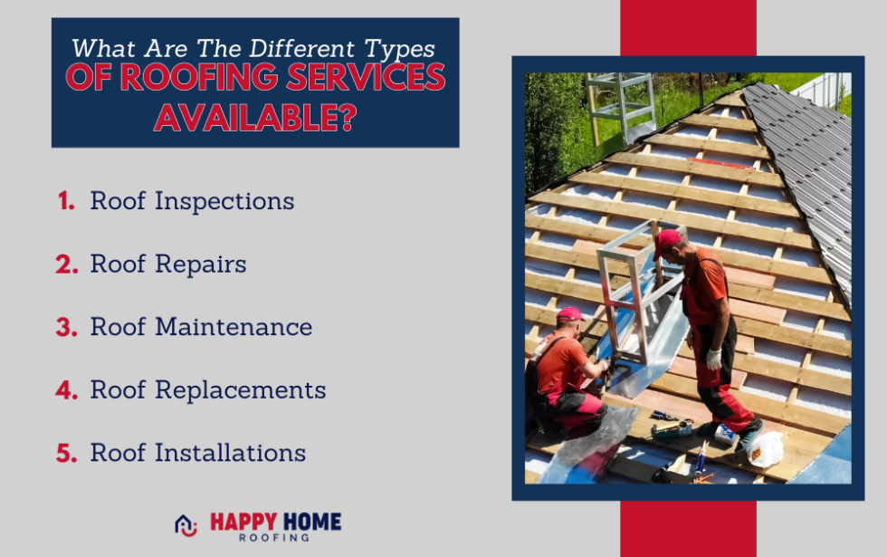 What Are the Different Types of Roofing Services Available? - Happy ...